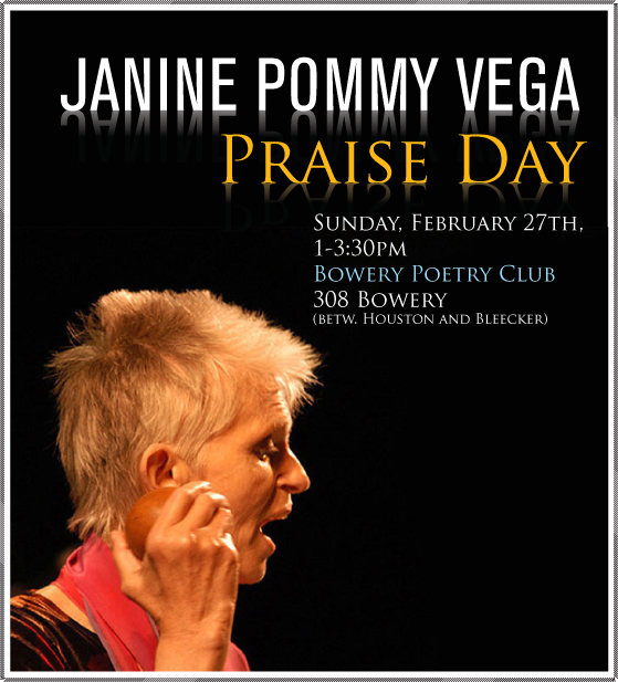 The Poetry Project co-presenting Praise Day for Janine Pommy Vega - The ...